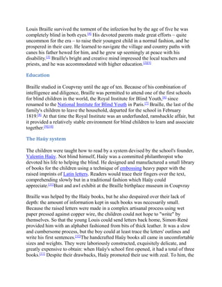Louis braille topic | DOCX