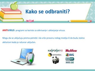 Zlonamerni programi i zaštita | PPTX