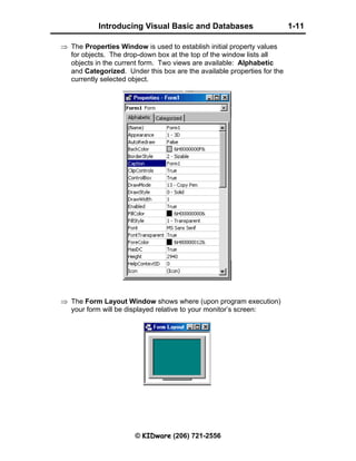 Visual basic databases | PDF