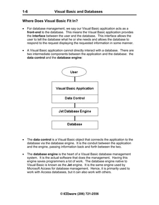 Visual basic databases | PDF