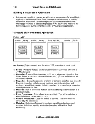 Visual basic databases | PDF