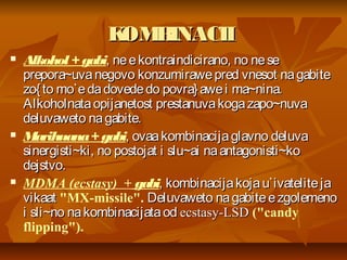 Zloupotreba na psihoaktivni gabi | PPT