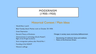 Week 3 American Literature Movements | PDF