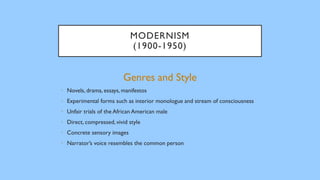 Week 3 American Literature Movements | PDF