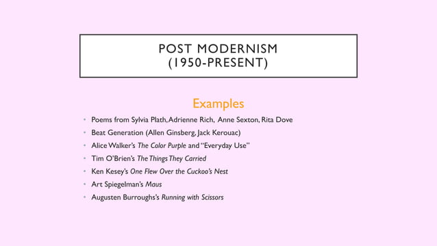 Week 3 American Literature Movements | PDF