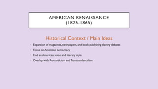 Week 3 American Literature Movements | PDF