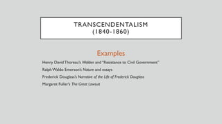 Week 3 American Literature Movements | PDF