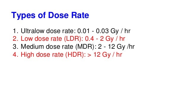 LDR and HDR Brachytherapy: A Primer for non radiation oncologists