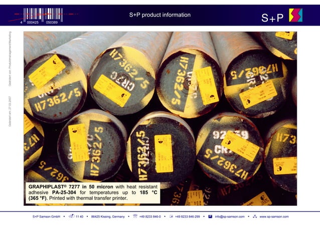 S+P Billet Labeling | PPT