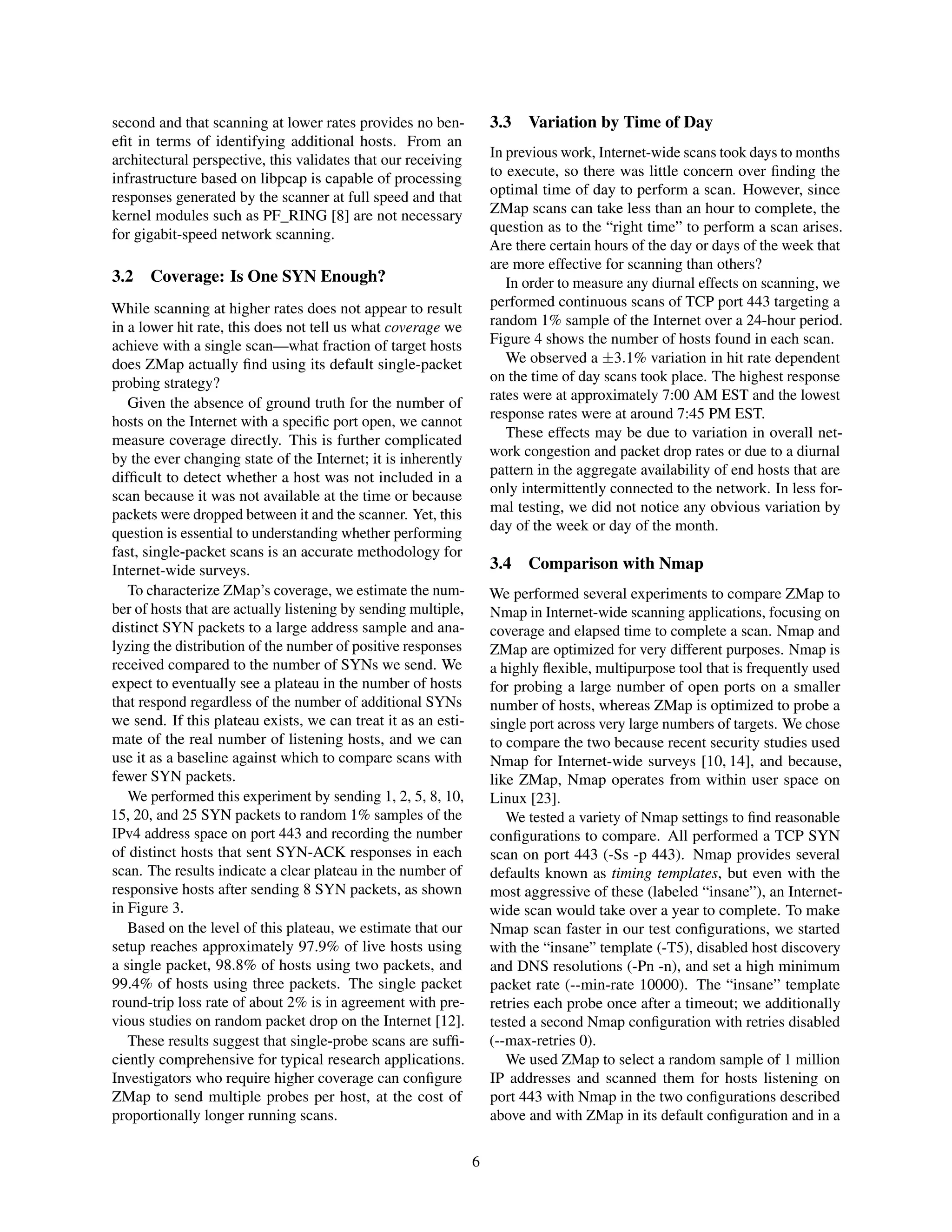 Zmap fast internet wide scanning and its security applications | PDF