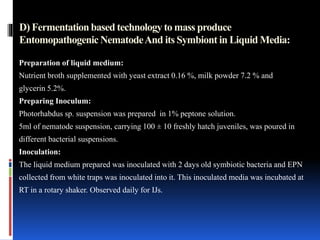 4068 isolation, identification and characterization of entomopathogenic | PPTX