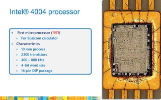 Intel Microprocessor | PPTX