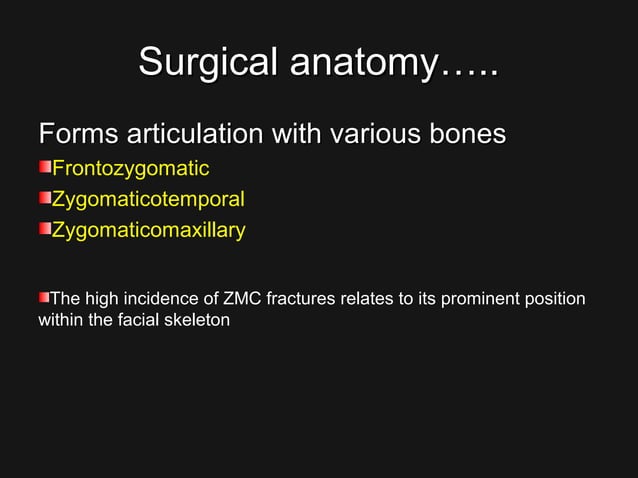 Zmc fracture..by Dr.GPK/ Dr.G.P.Kumar/Dr.G.Padmanabha Kumar | PPT ...