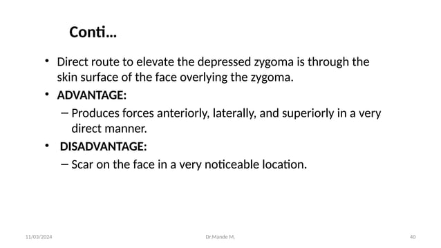 Zygomaticomaxillary complex Fracture pptx | PPT