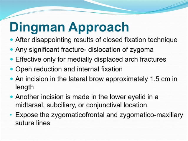 Zmc Fractures Copyppt Zygomatico Maxillary Fracture Ppt