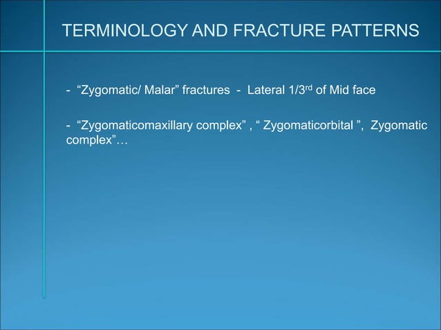 ZMC Fractures - Copy.ppt zygomatico maxillary fracture | PPT