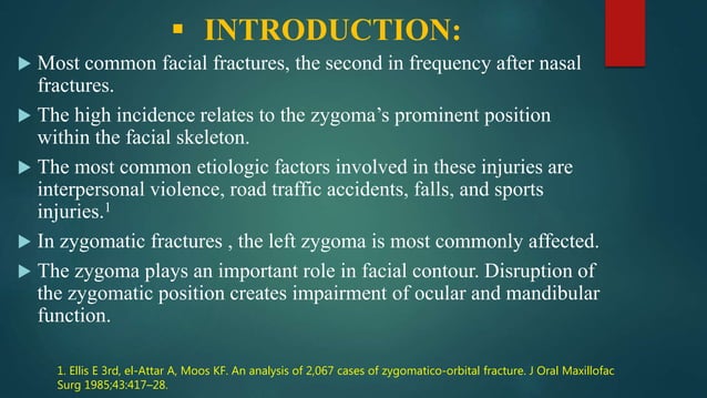 Zmc fractures part 1 | PPT