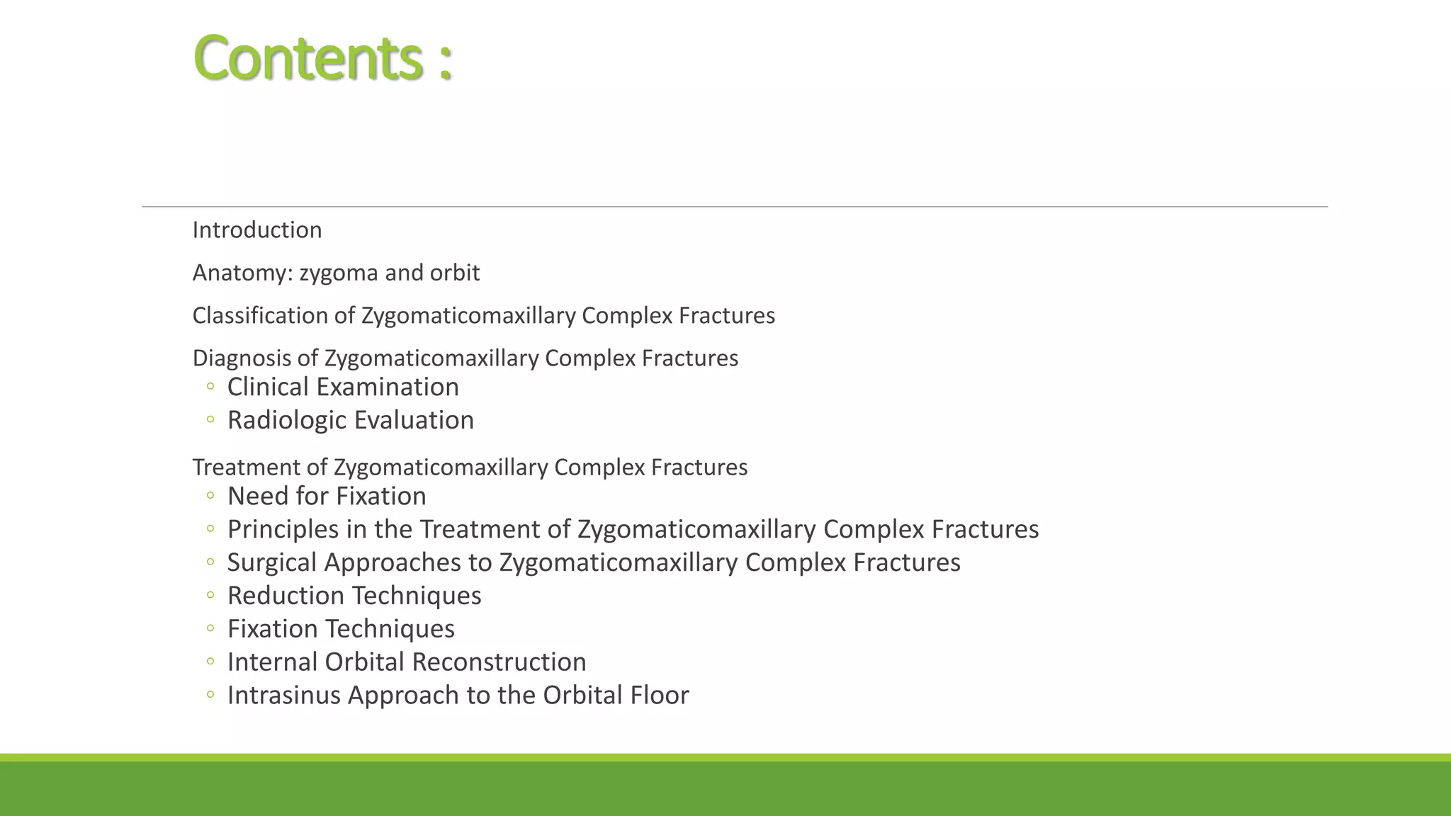 ZMC Fracture | PPTX