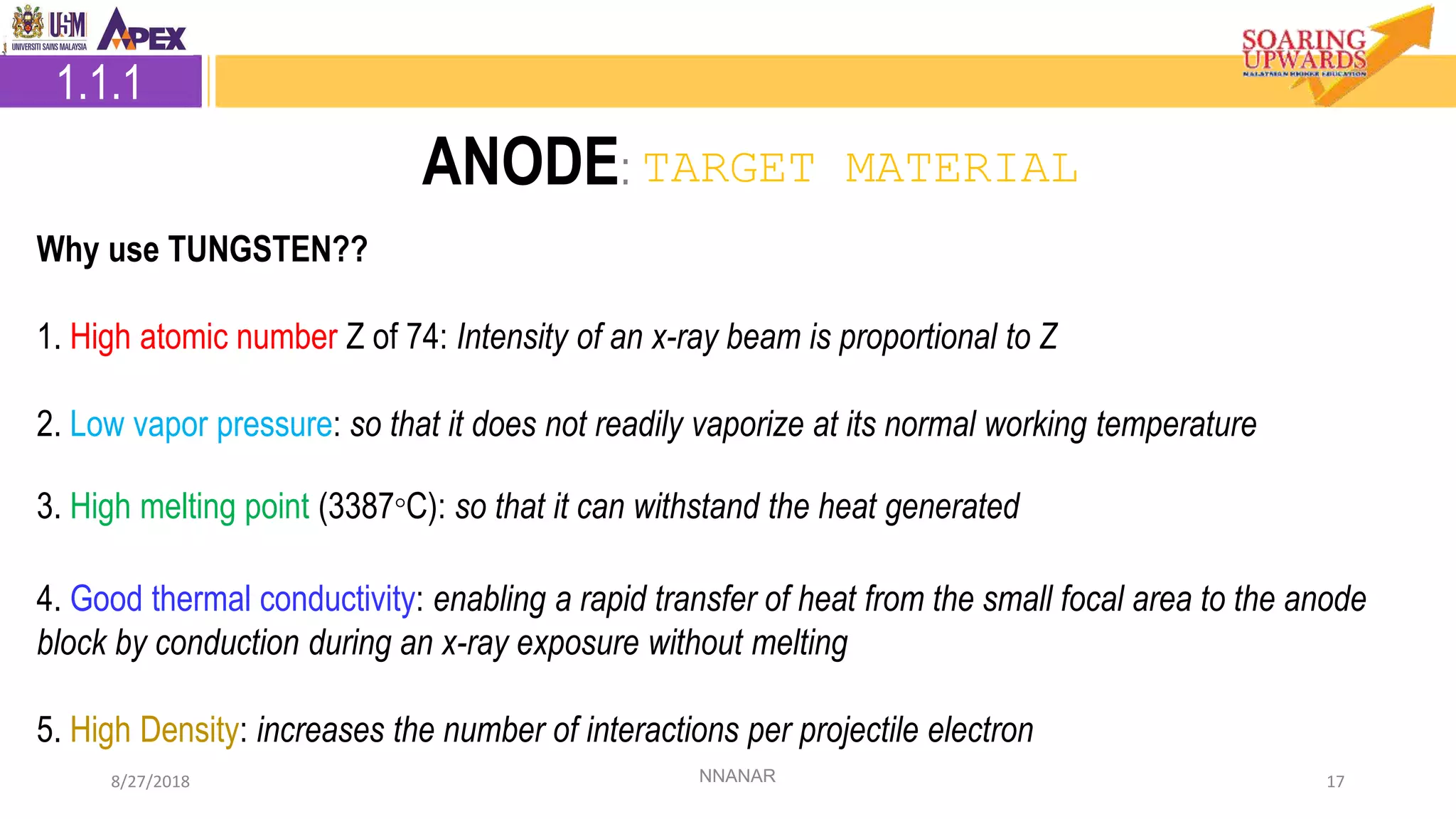 X-RAY TUBE (ANODE) | PPTX