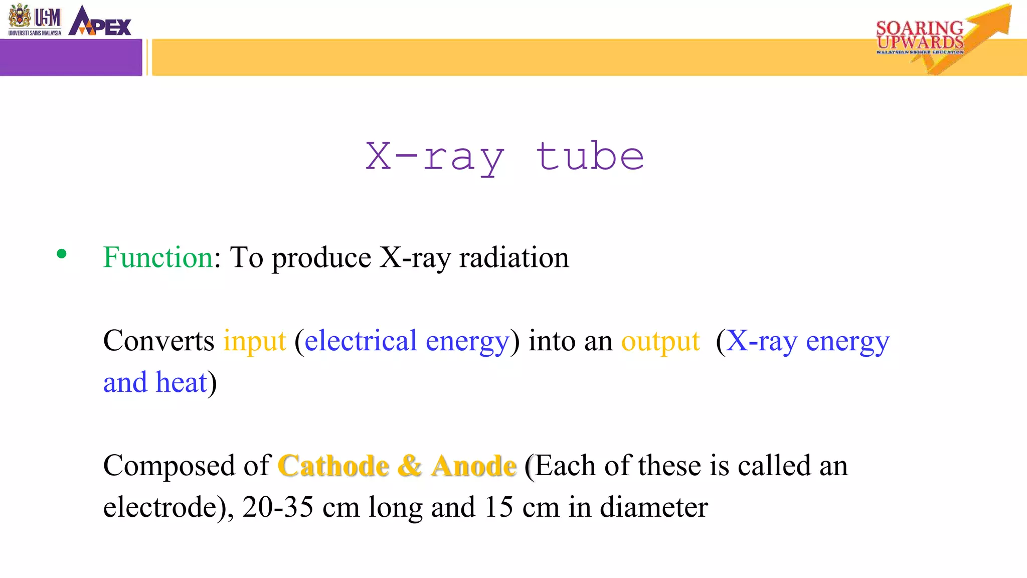 X-RAY TUBE (ANODE) | PPTX