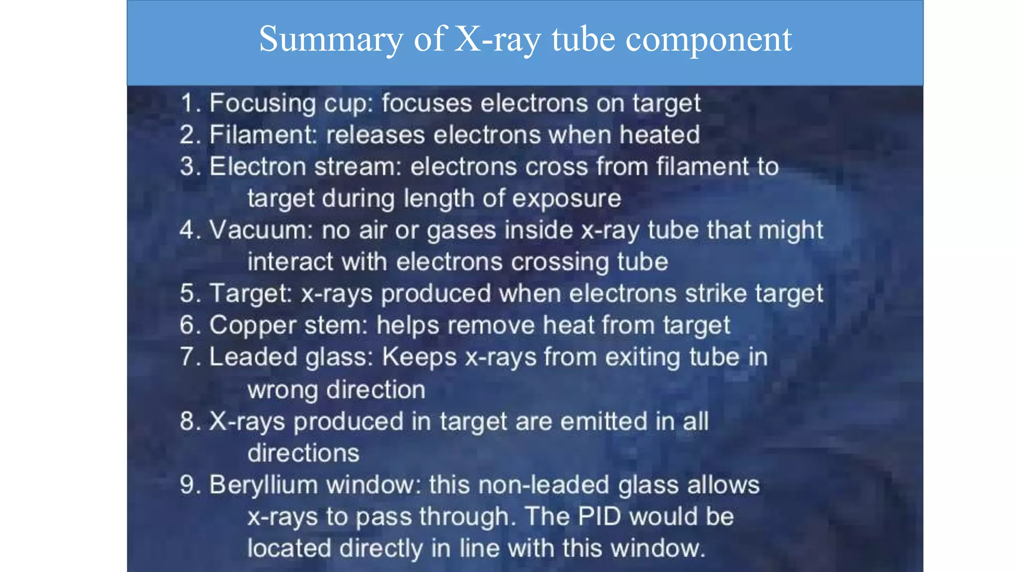 X-ray Tube (Cathode) | PPTX