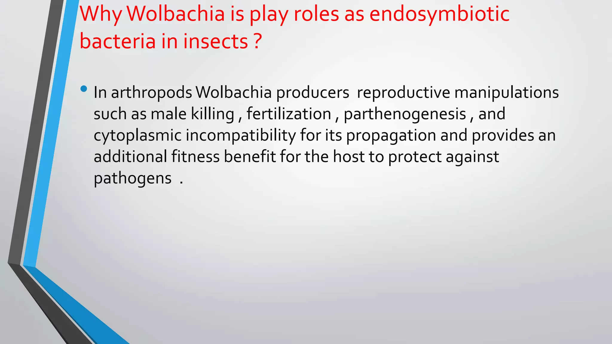 Endosymbiotic bacteria | PPTX
