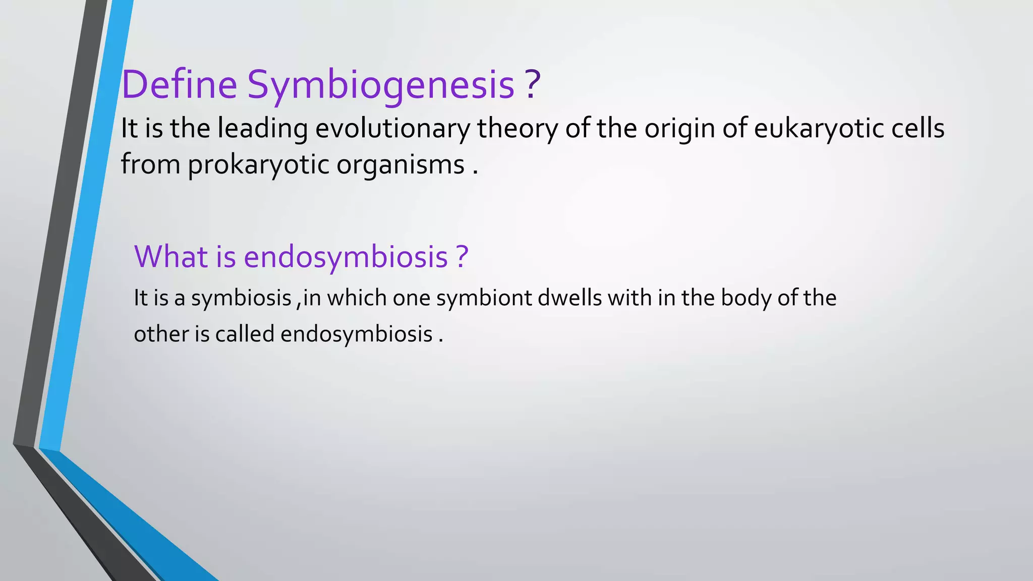 Endosymbiotic bacteria | PPTX