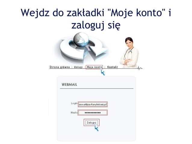 zmiana hasla na koncie | PPT