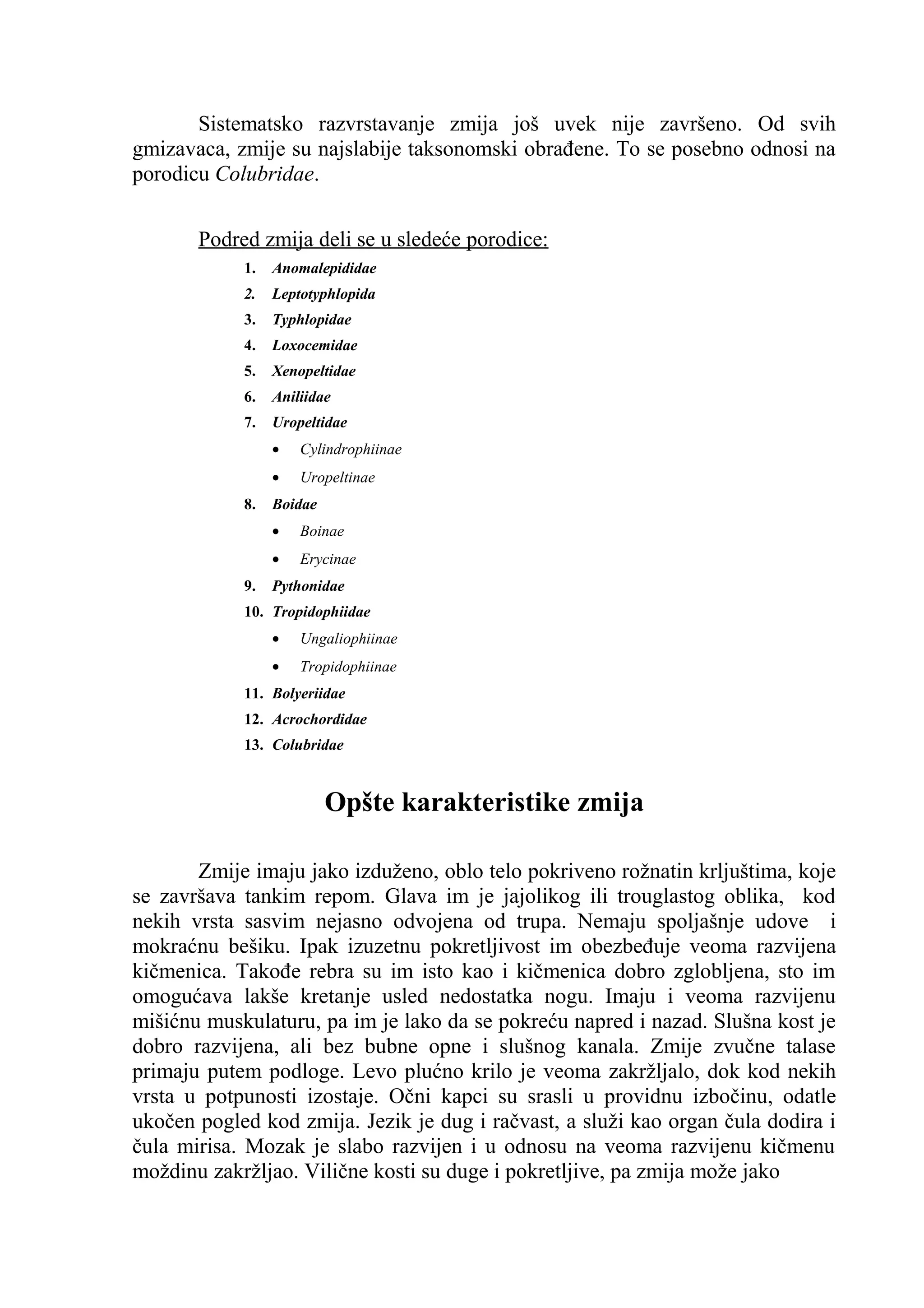 Zmije otrovnice biologija | DOC