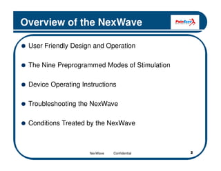 ZMPCZM016000.10.02 Nexwave Training for Hyderabad, India. | PPT