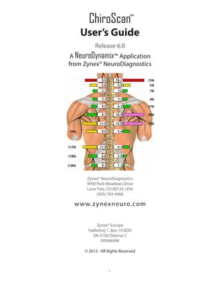 ZMPCZM019000.12.03 Chiro Scan User's guide | PDF