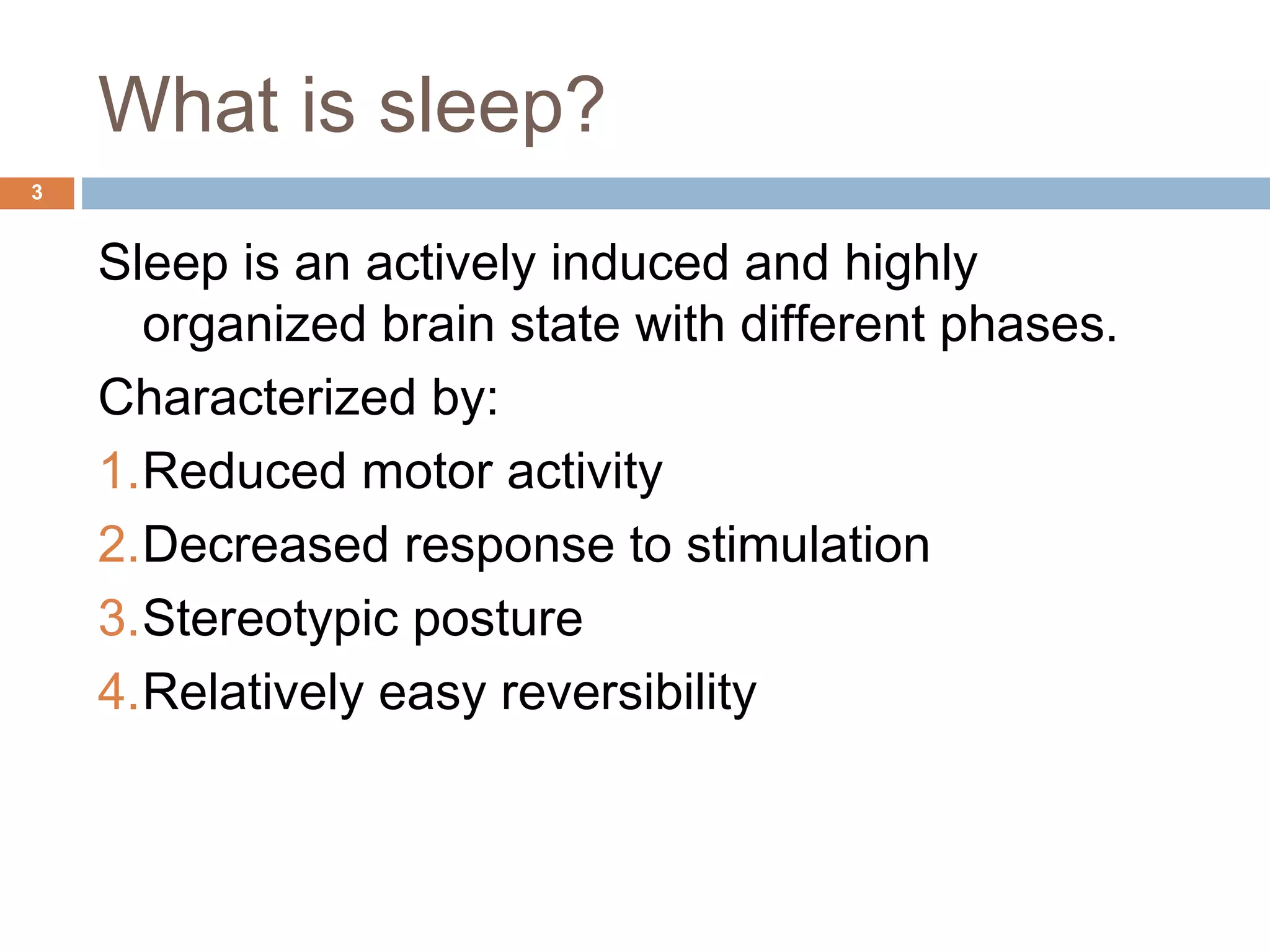 A brief intro into the science of sleep | PPT
