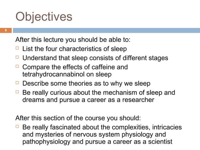 A brief intro into the science of sleep | PPT