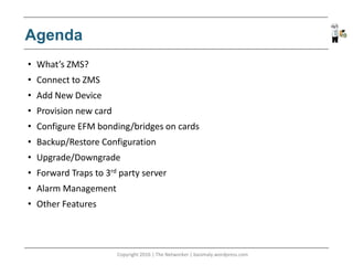Introduction to Zhone Management System (ZMS) | PPTX