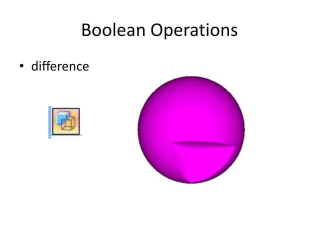 How to do Boolean Operations with Microstation | PPT
