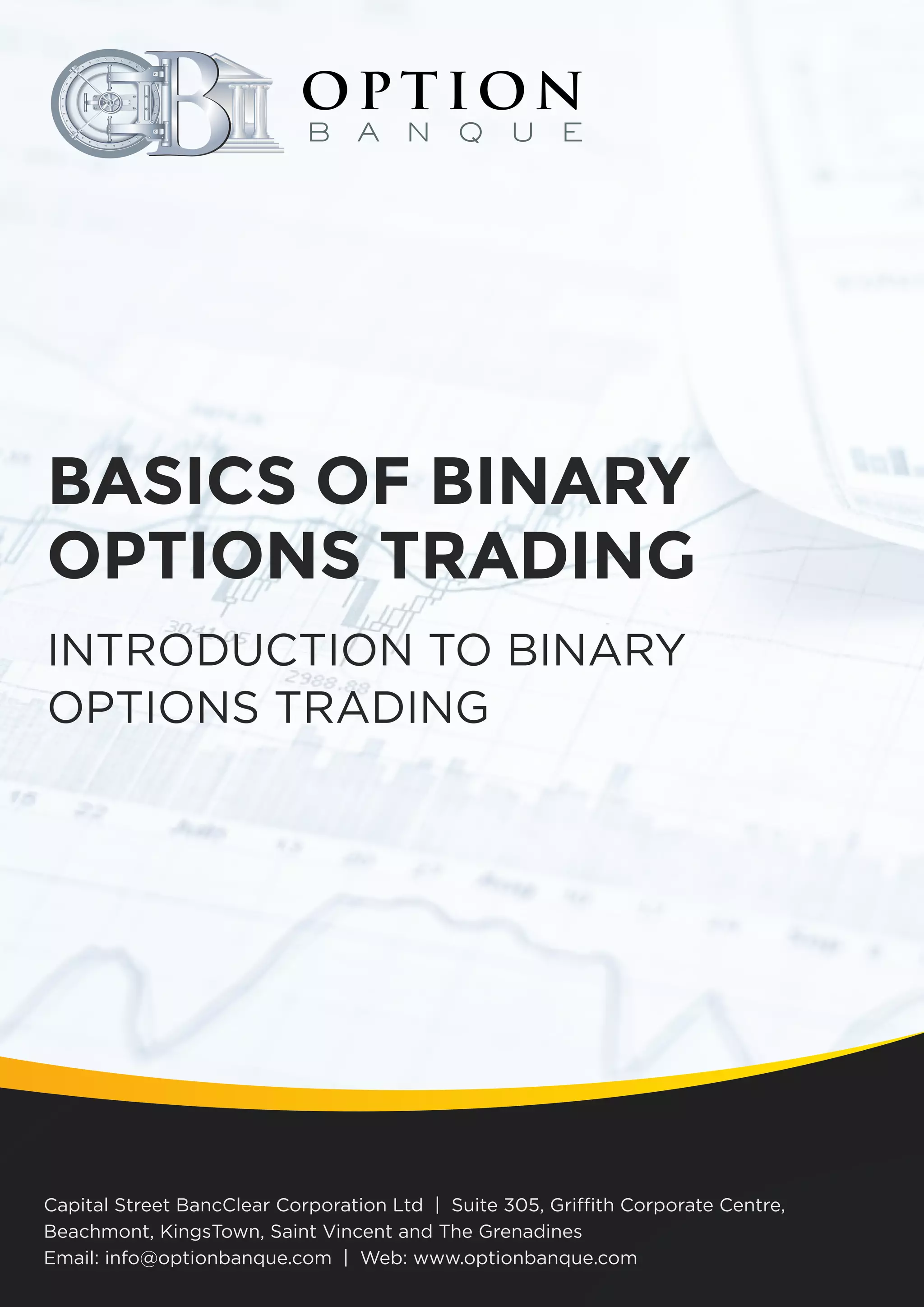INTRODUCTION TO BINARY OPTIONS TRADING | PDF