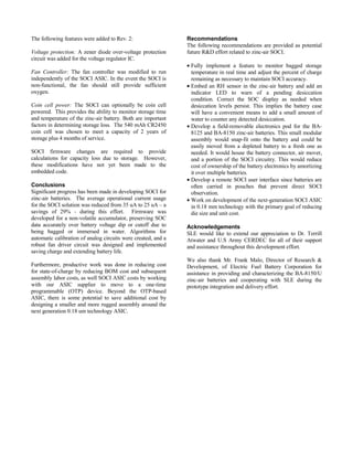 Zinc-Air Battery with State-of-Charge Indicator | PDF