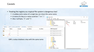 In-depth forensic analysis of Windows registry files | PDF