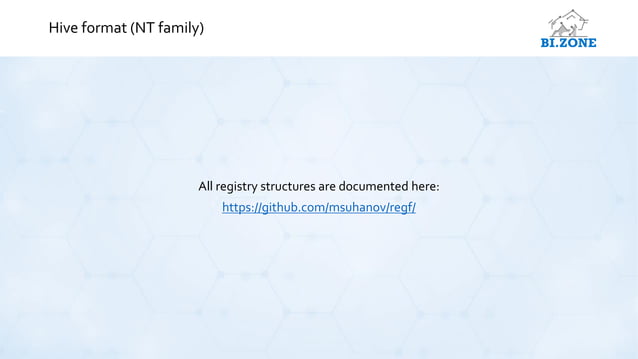 In-depth forensic analysis of Windows registry files | PPT