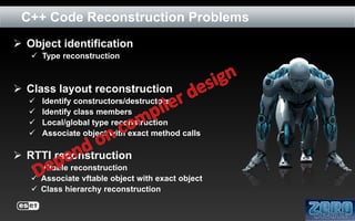 HexRaysCodeXplorer: make object-oriented RE easier | PDF