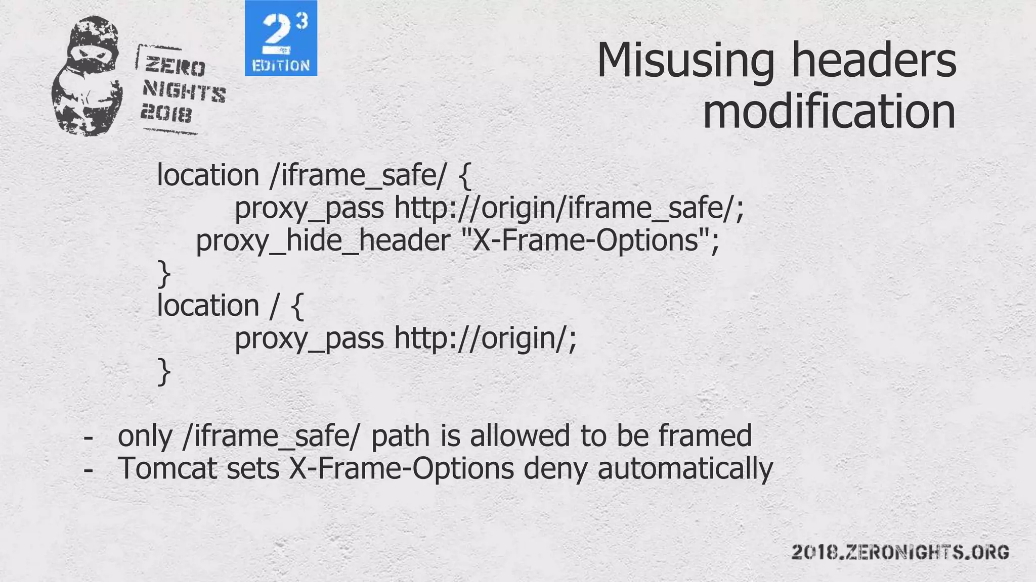 Reverse proxies & Inconsistency | PPTX