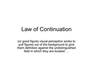 Gestalt laws | PPT
