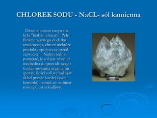Znaczenie soli | PPT
