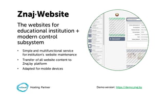 Znaj by - One platform for managing educational process | PPT