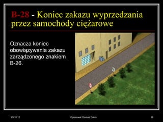 Znaki drogowe zakazu | PPT