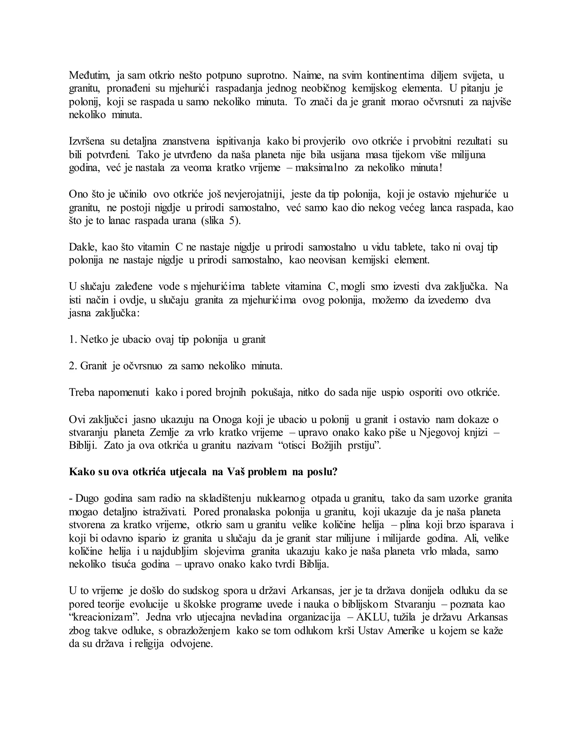 Znanstvenici u šoku | DOCX