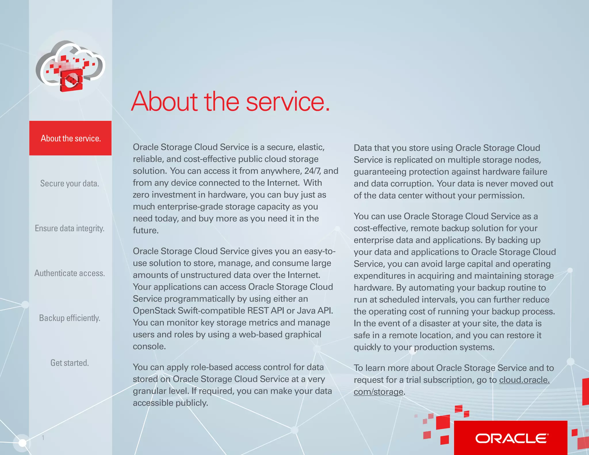 Oracle Cloud Backup | PDF | Cloud Computing | Internet