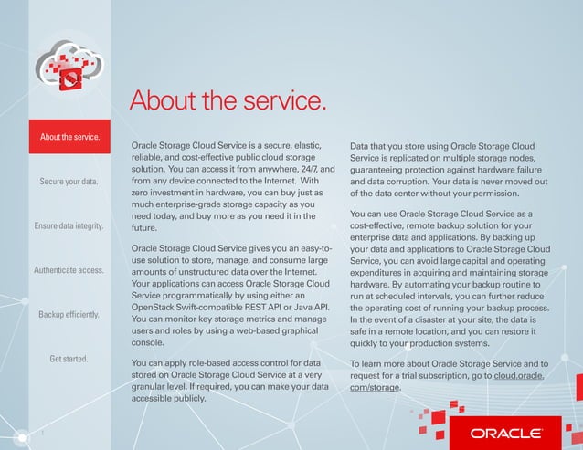 Oracle Cloud Backup | PDF | Cloud Computing | Internet