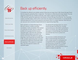 Oracle Cloud Backup | PDF | Cloud Computing | Internet