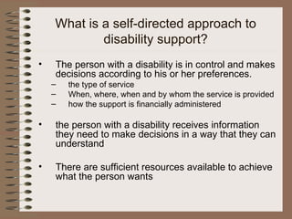 Dr George Taleporos - Self-Directed Approach A personal perspective | PPT